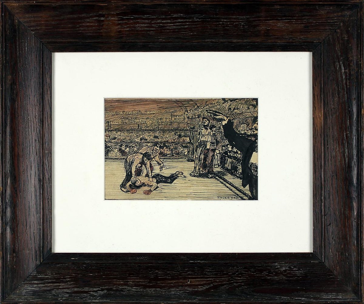 Jack B. Yeats | East End Boxing | MutualArt