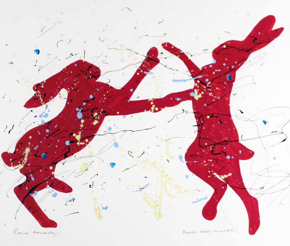 Ronan Kennedy | Boxing Hares Connemara | MutualArt