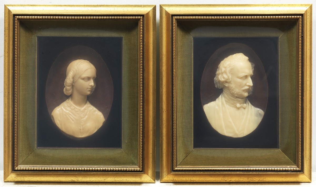 Richard Cockle Lucas | Major General Dyce and Mrs (1858) | MutualArt