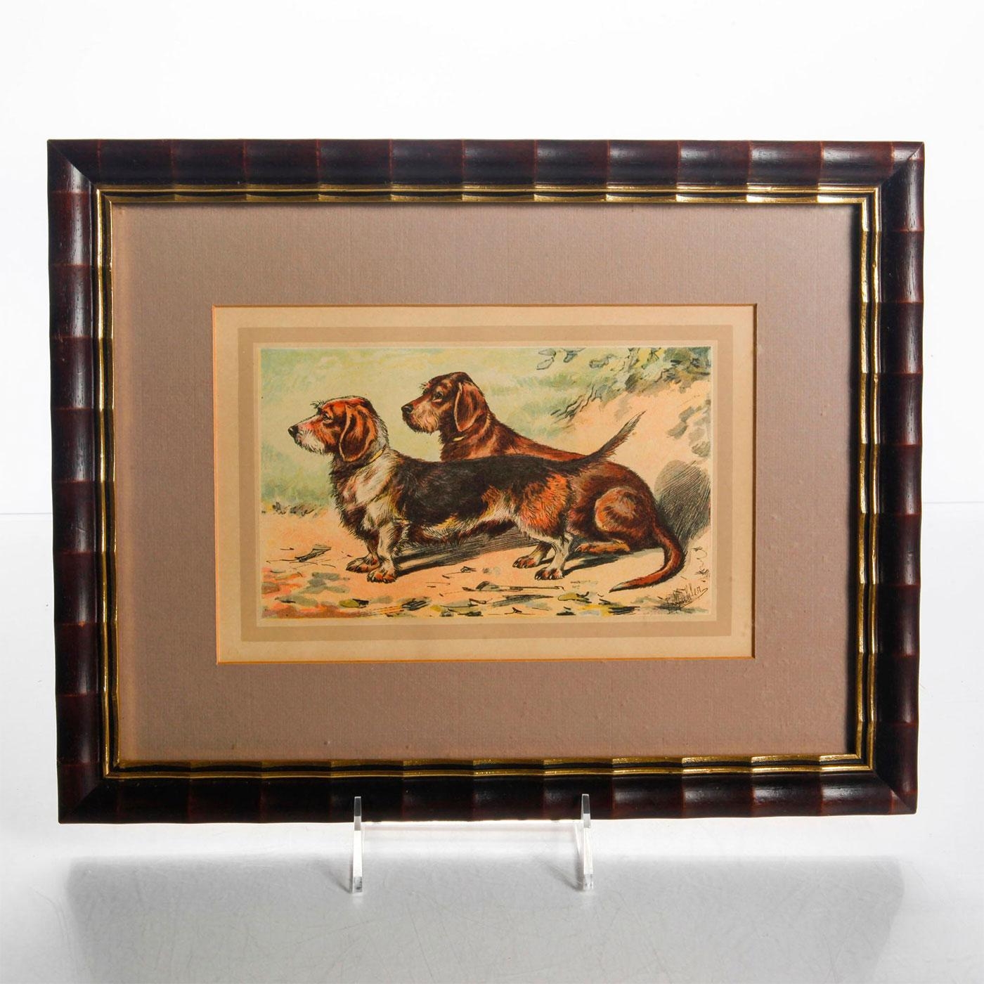 P. Mahler | DEPICTION OF DOGS (1900) | MutualArt