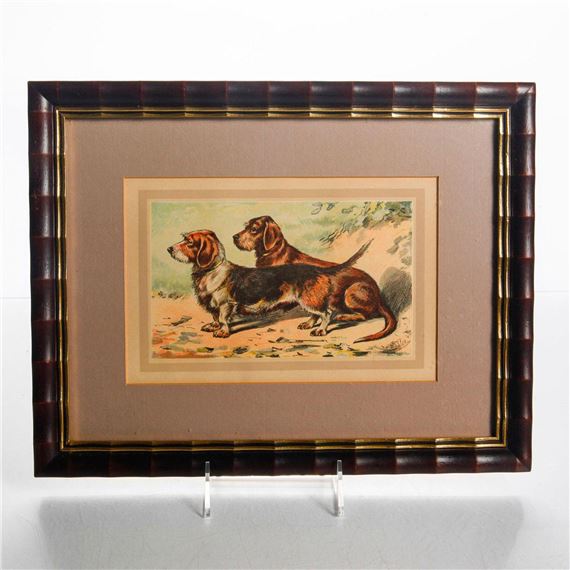 P. Mahler | DEPICTION OF DOGS (1900) | MutualArt