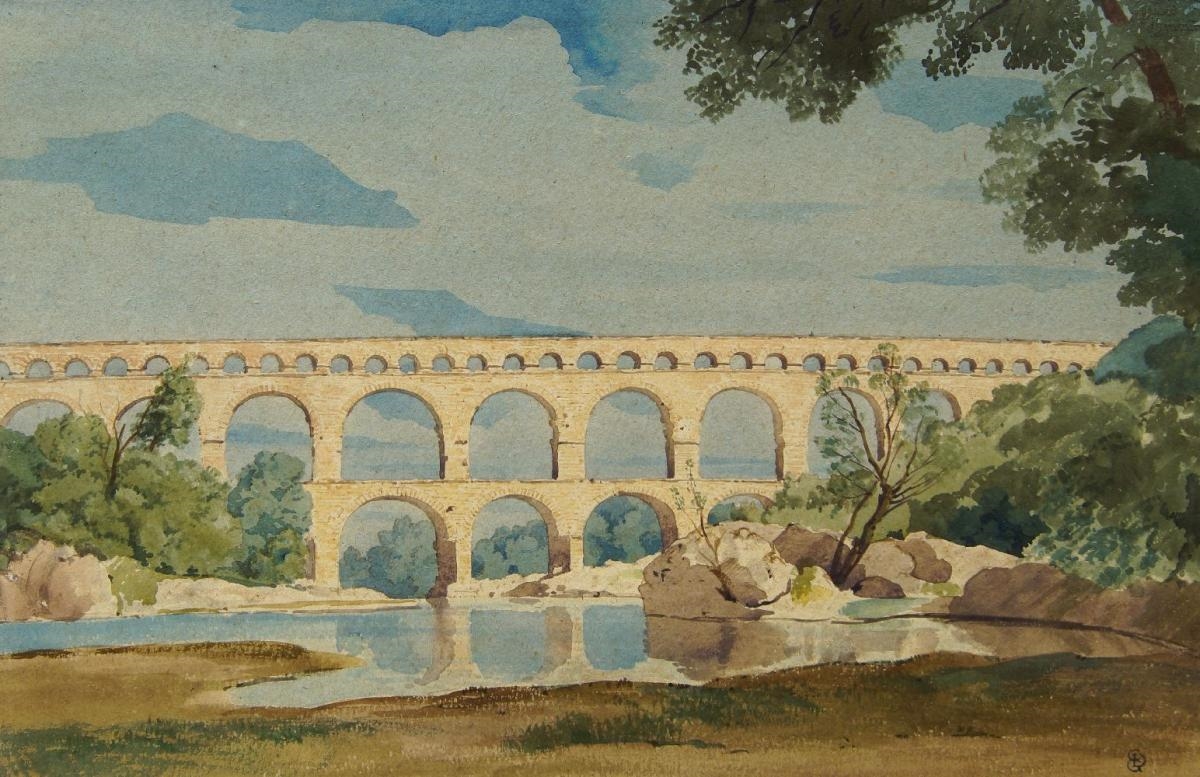 Charles Louis Geoffroy-Dechaume | Pont du Gard | MutualArt