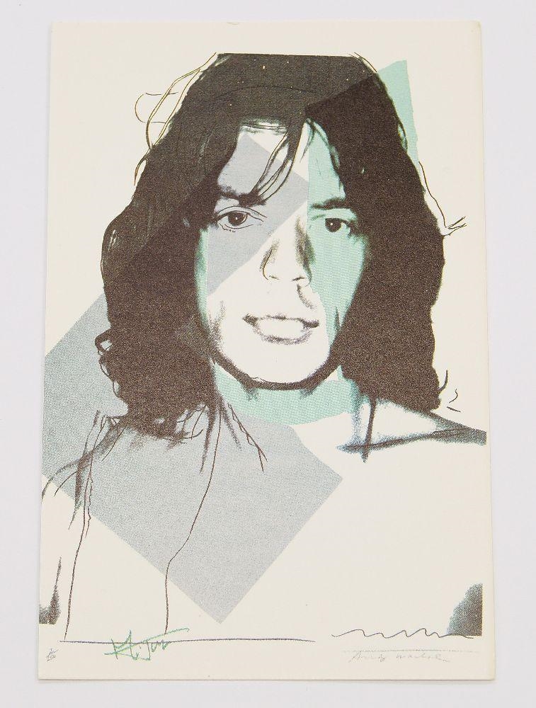 Andy Warhol | Mick Jagger Postcards (1975) | MutualArt