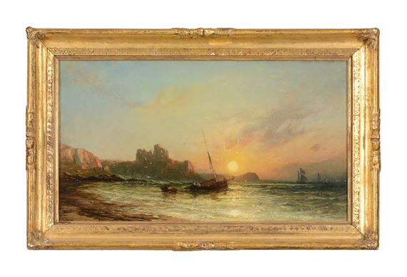 James Francis Danby | Shipping off the coast (1855) | MutualArt