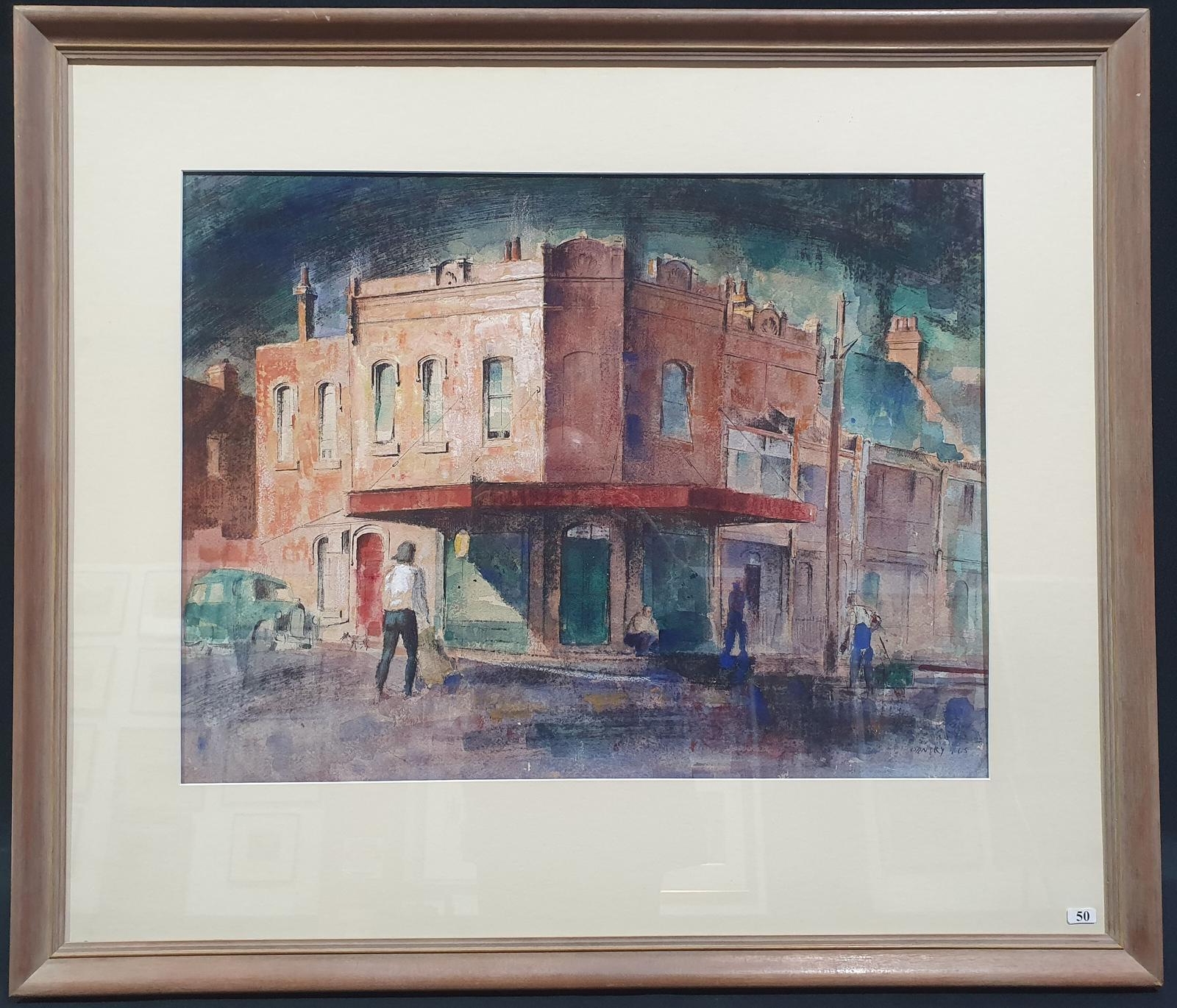 John Santry | Untitled (Paddington Street Scene) (1965) | MutualArt