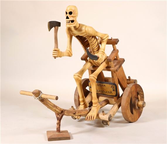 Horacio Valdez | Carreta de la Muerte (Death Cart) (1988) | MutualArt