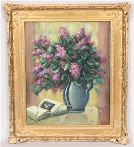 Martin Rettig | Still Life with Open Book | MutualArt