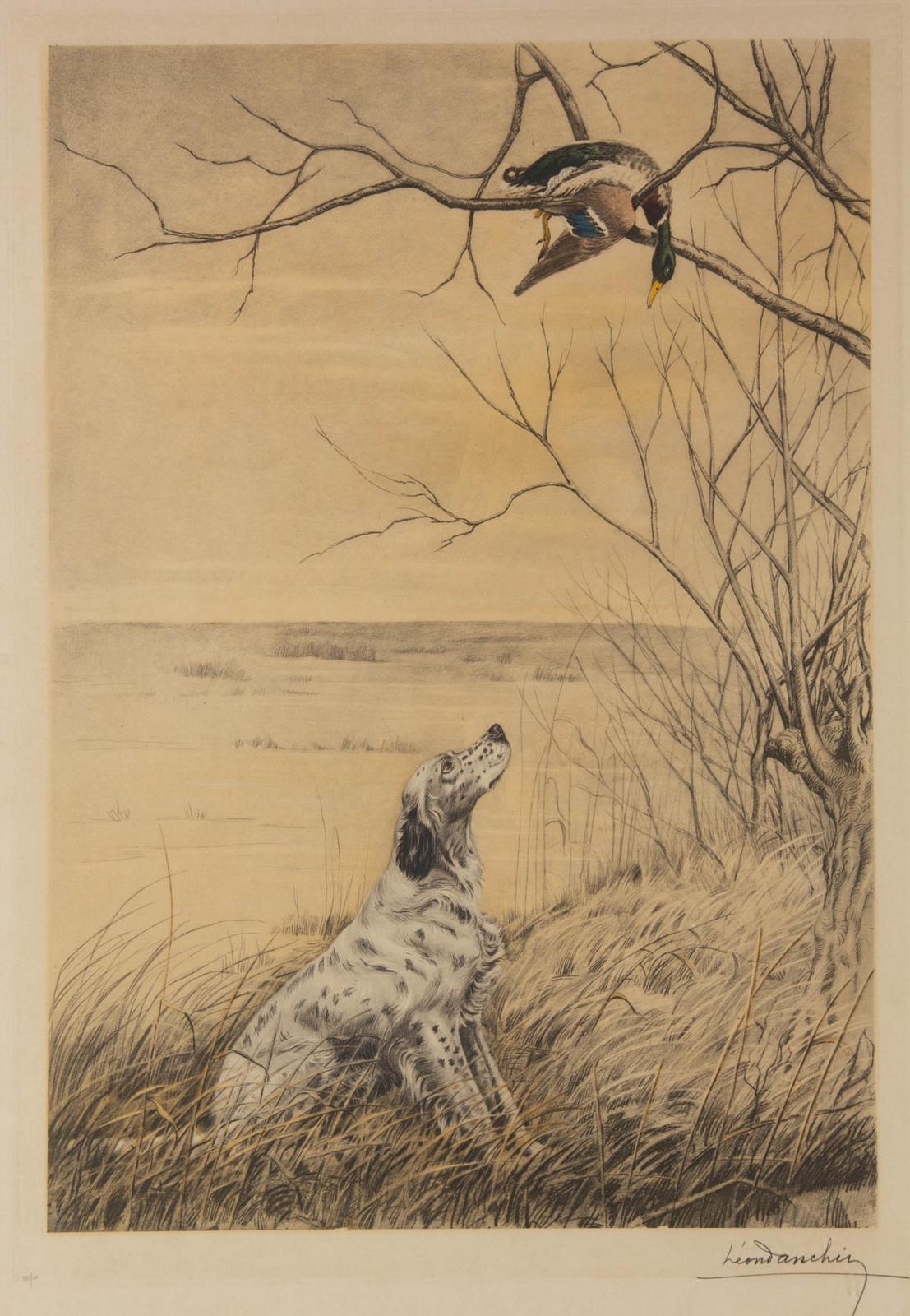 Leon Danchin | Duck in Tree | MutualArt