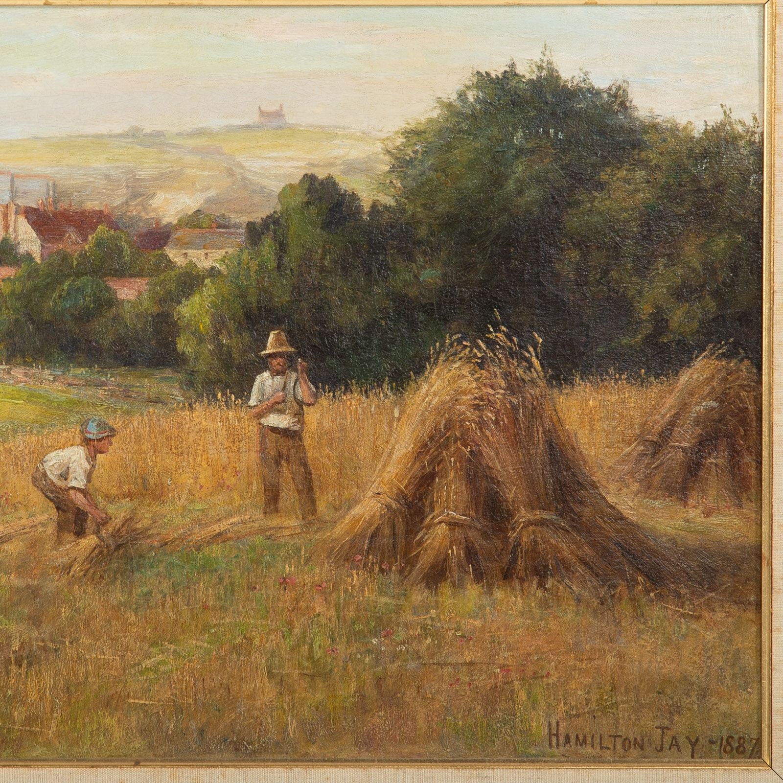 Hamilton Jay | The Wheat Harvesters (1887) | MutualArt