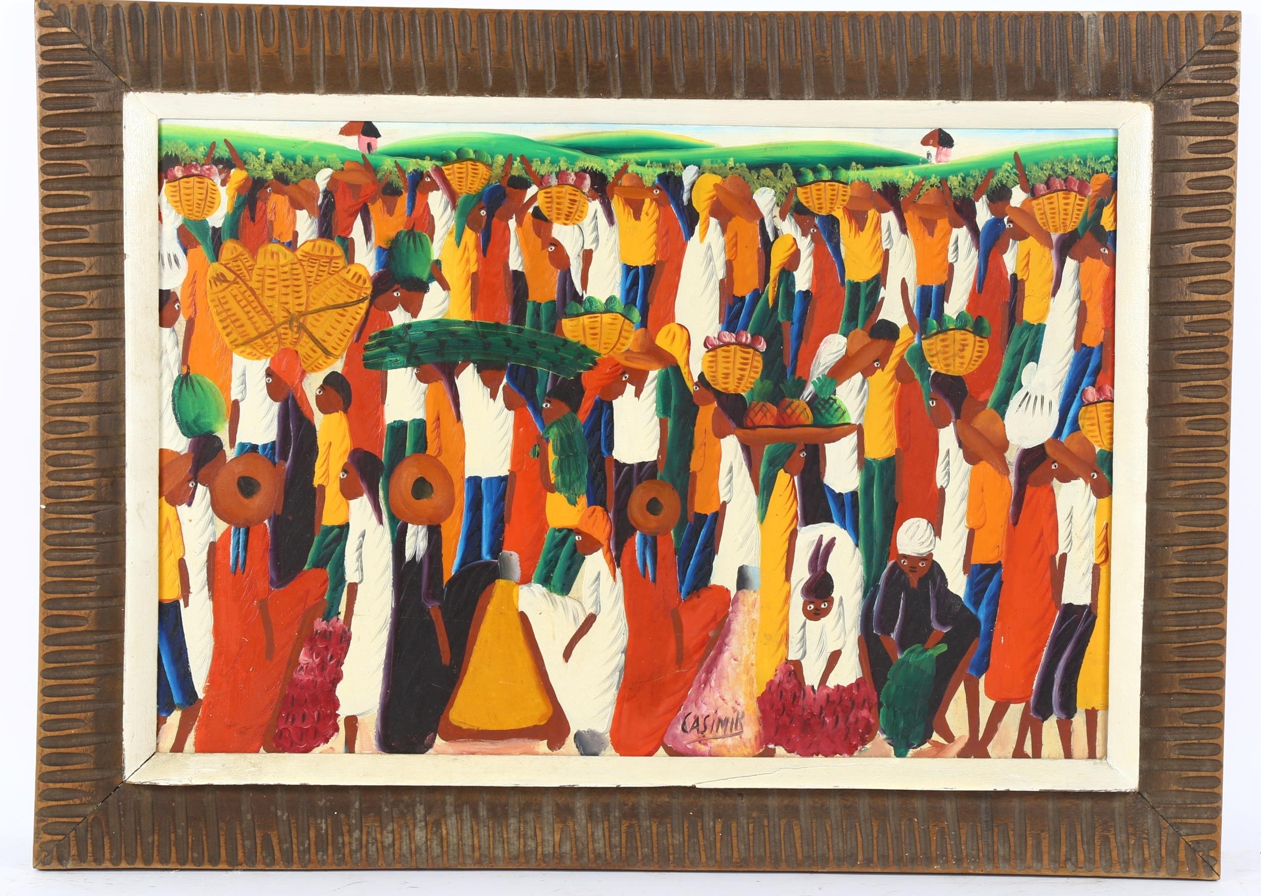Laurent Casimir | street market | MutualArt