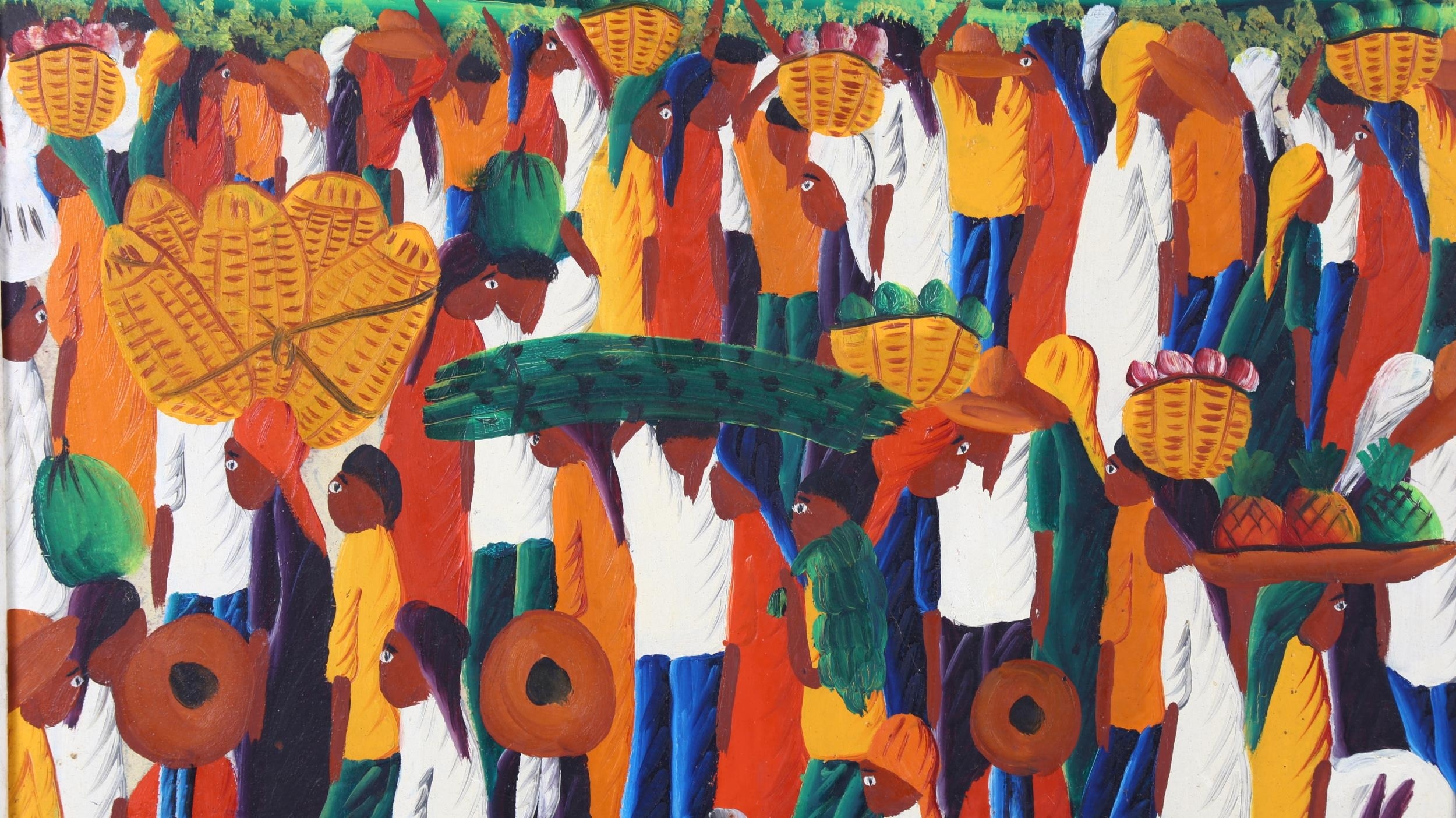 Laurent Casimir | street market | MutualArt