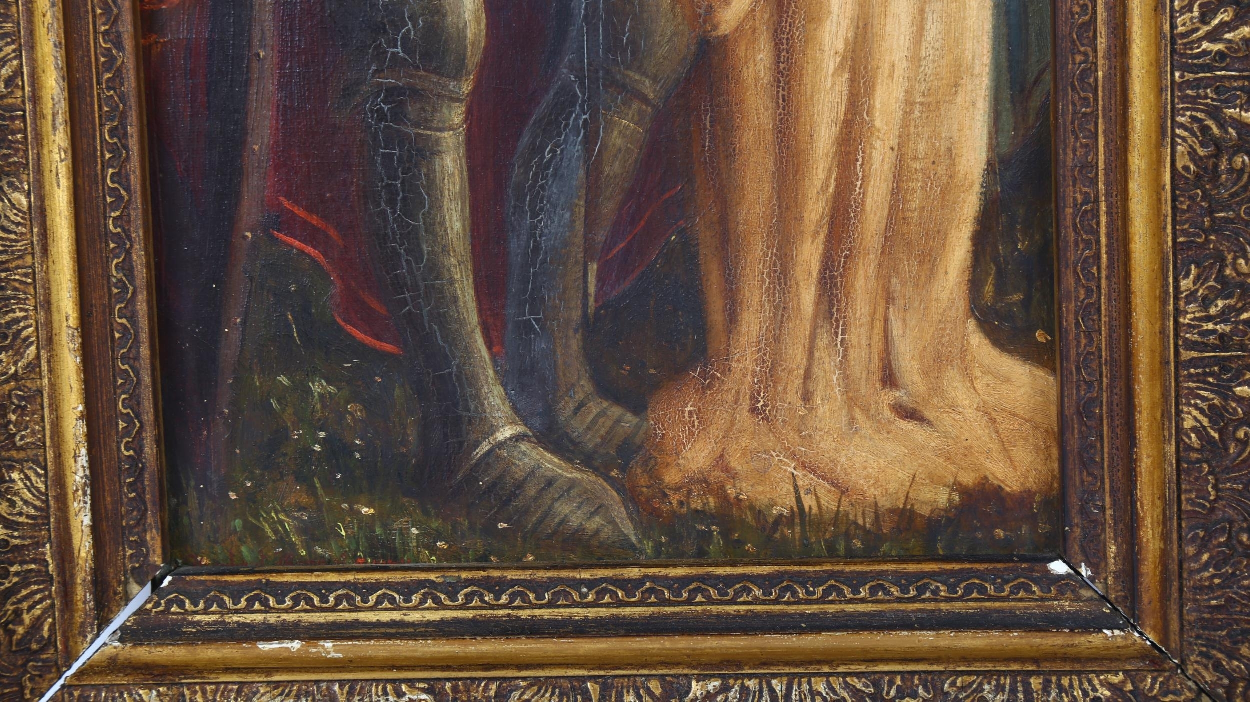 Pre-Raphaelite School | knight and maiden (19th Century) | MutualArt