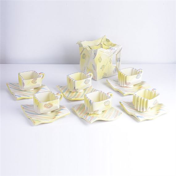 Carol McNicoll | Crumpled Tea Set | MutualArt