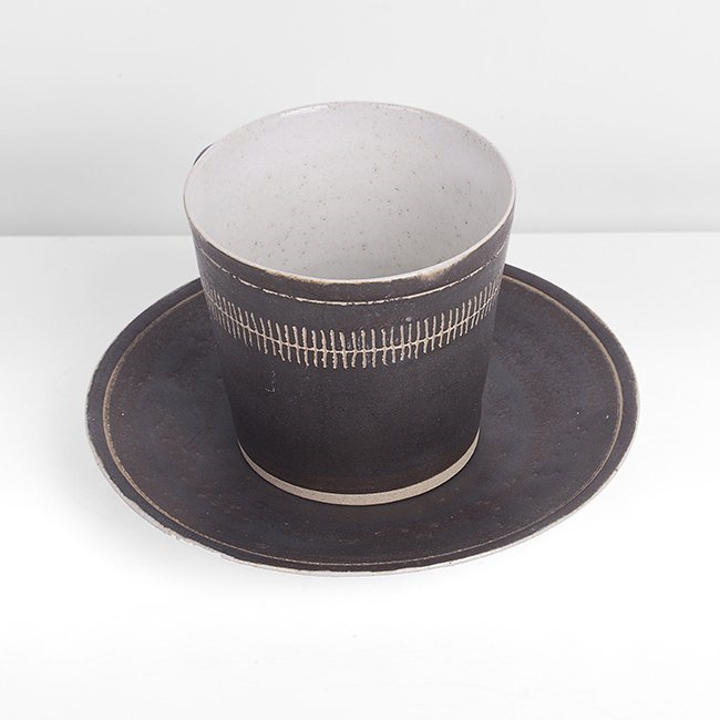 Lucie Rie | Cup and Saucer (Circa 1970) | MutualArt