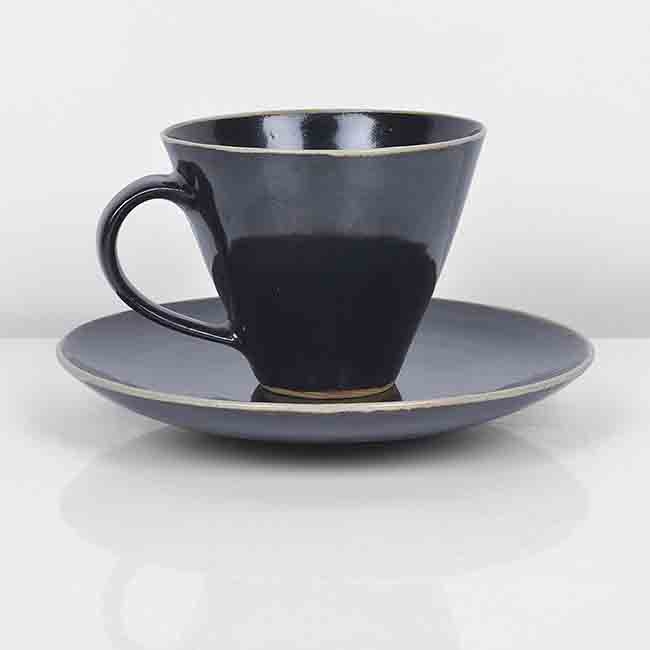 Lucie Rie | Cup and Saucer (Circa 1958) | MutualArt