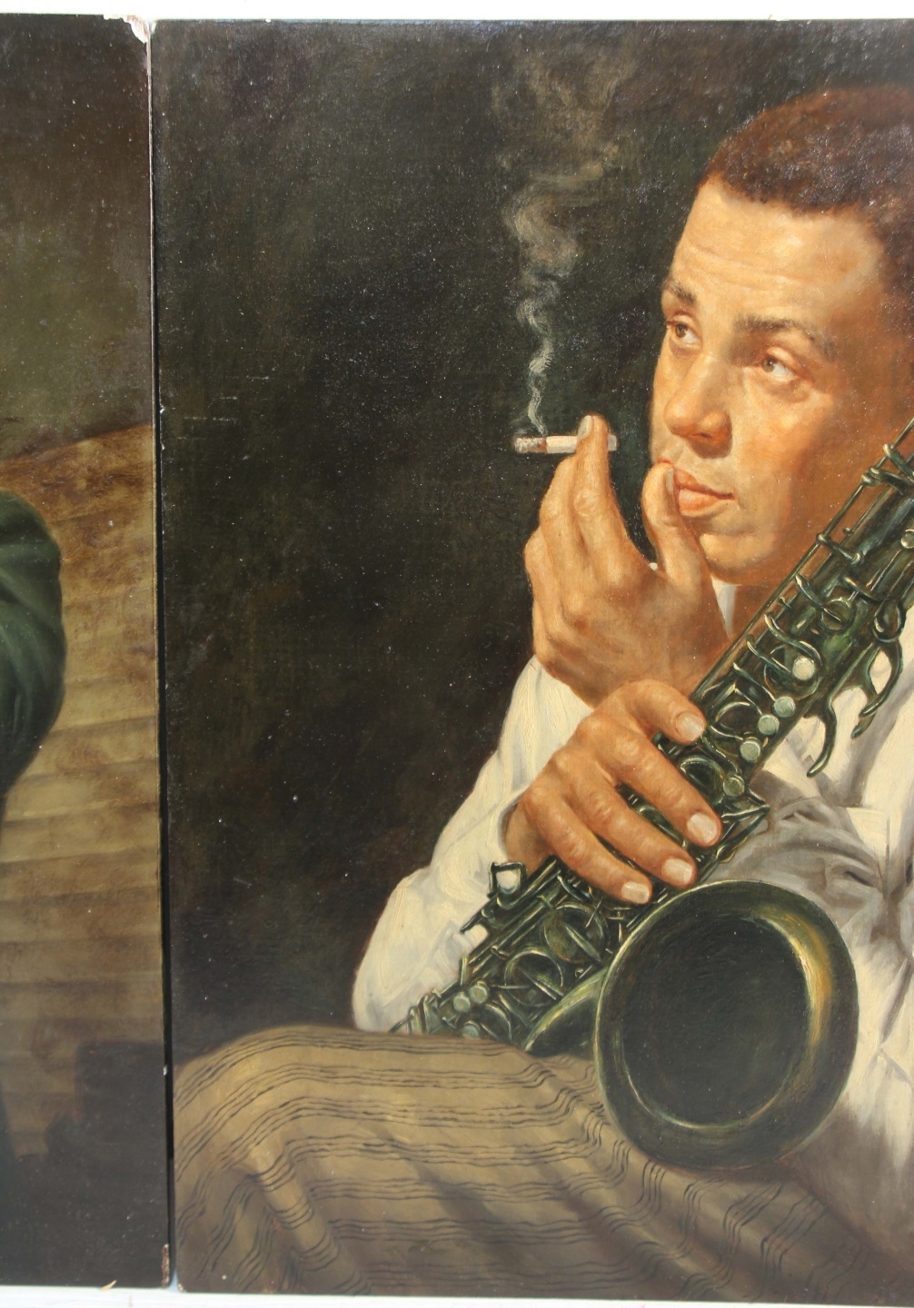 N. Bingham | Dexter Gordon and Sonny Rollins | MutualArt