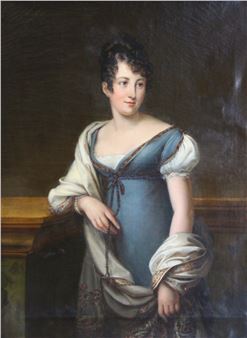 French School, 19th Century | PORTRAIT OF AN ELEGANT SEATED LADY ...