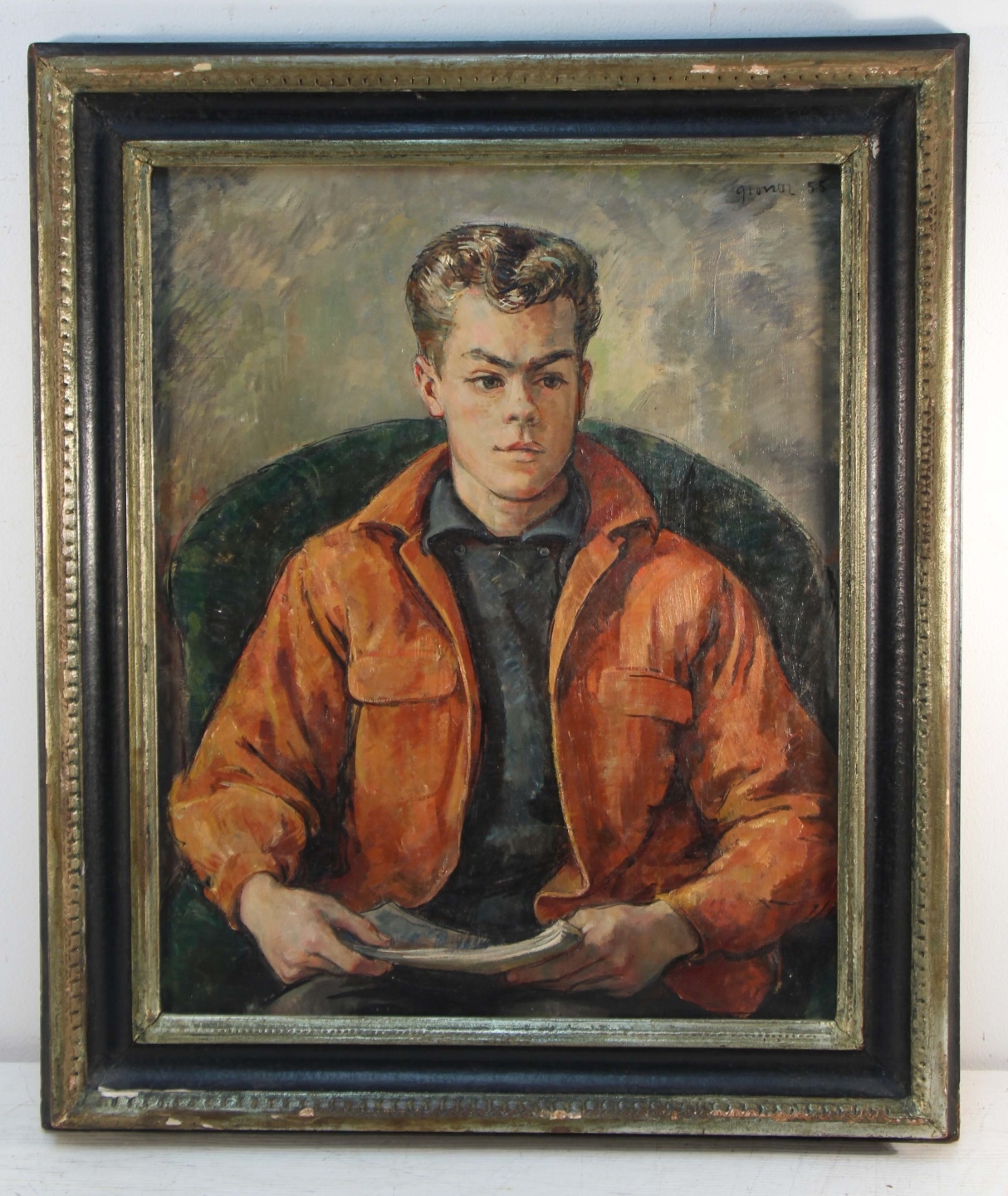 Maurice Grosser | Portrait of Albert Samuelson (1955) | MutualArt