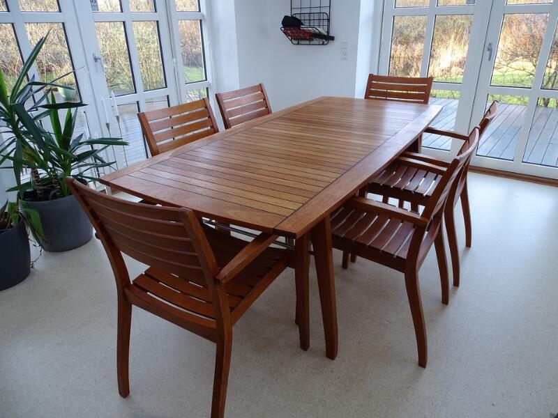 Jakob Berg | A Trip Trap teak table designed by Jacob Berg | MutualArt