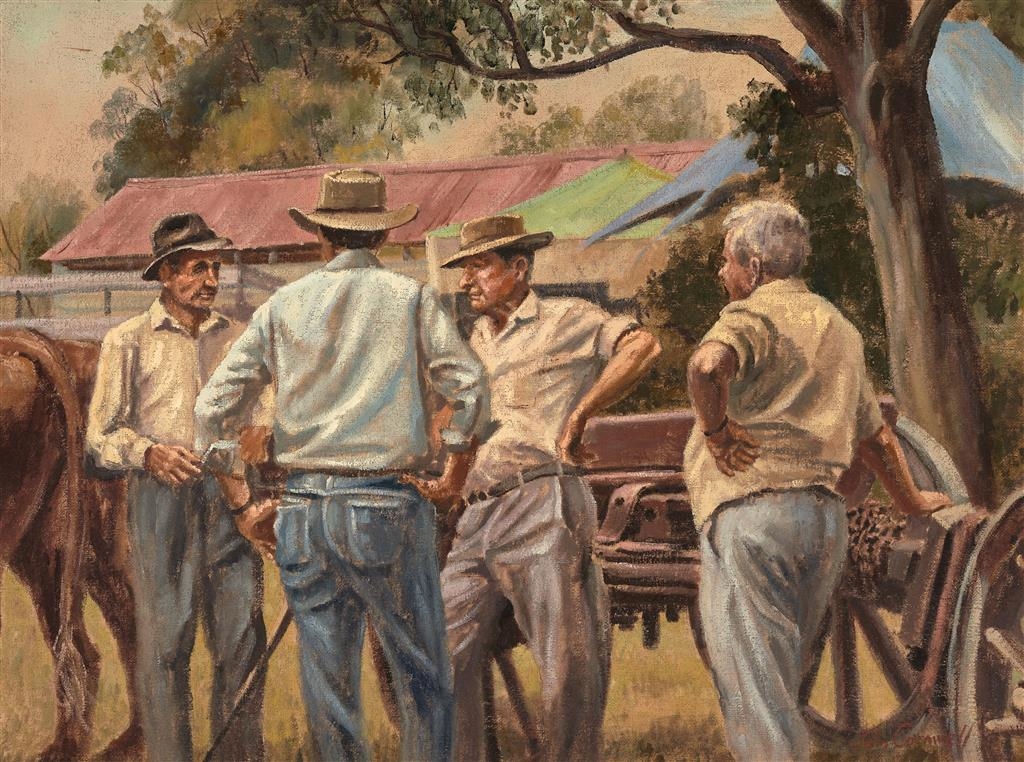 John Cornwell | Standing Around | MutualArt