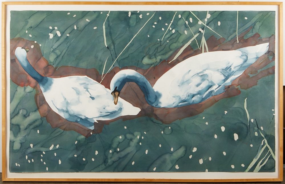 William Garbe | Pair of Swans | MutualArt