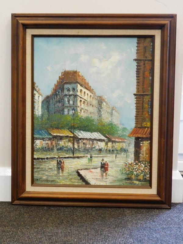 T. Carson | Paris street scene | MutualArt