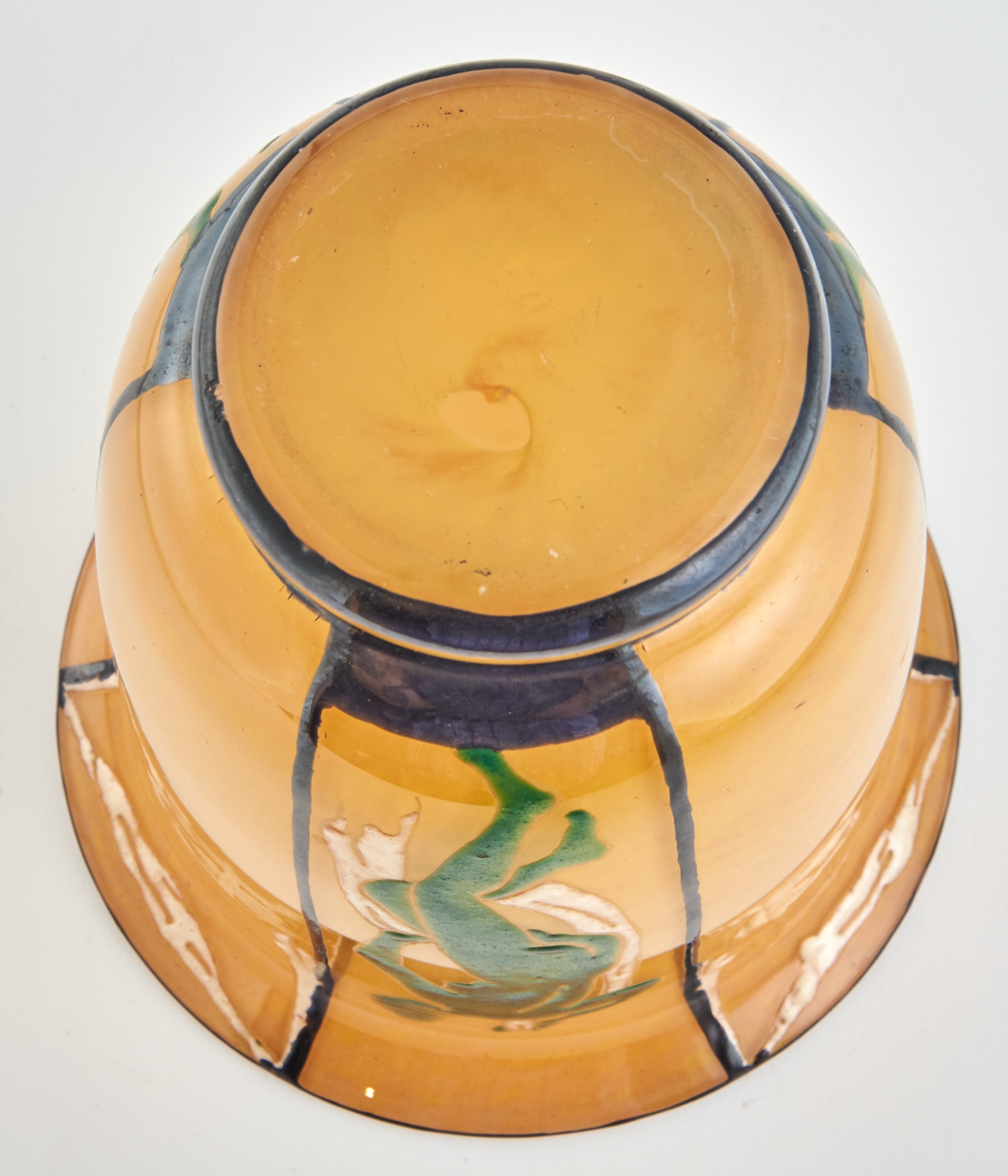 Marcel Goupy | Marcel Goupy Art Deco Enameled Glass Vase | MutualArt