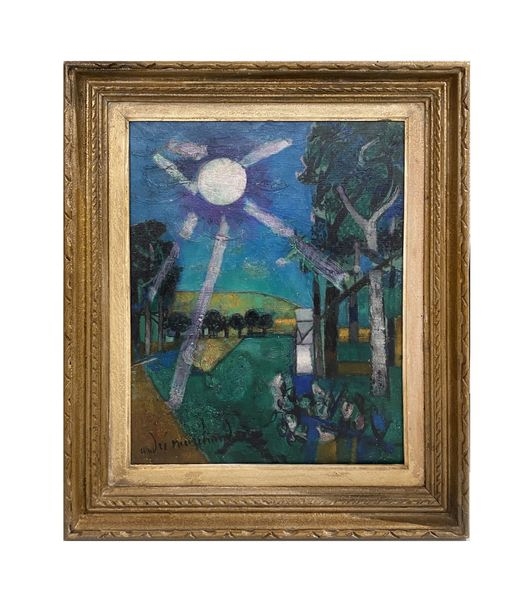 André Marchand | Arlésienne au mur doré | MutualArt