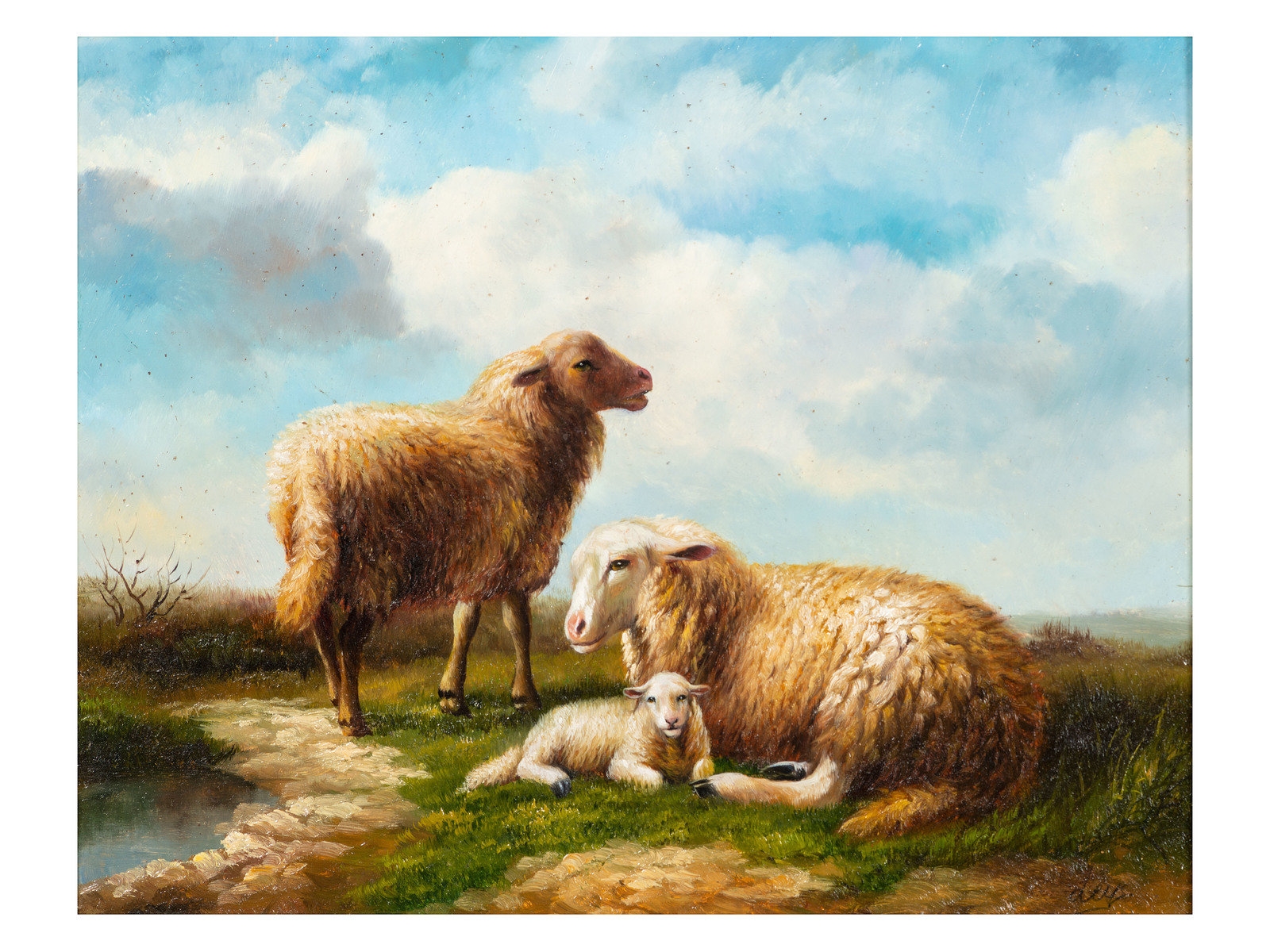 English School, 19th Century | Recumbent Sheep | MutualArt