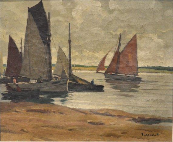 Paul André Jean Eschbach | Scène de voiliers | MutualArt