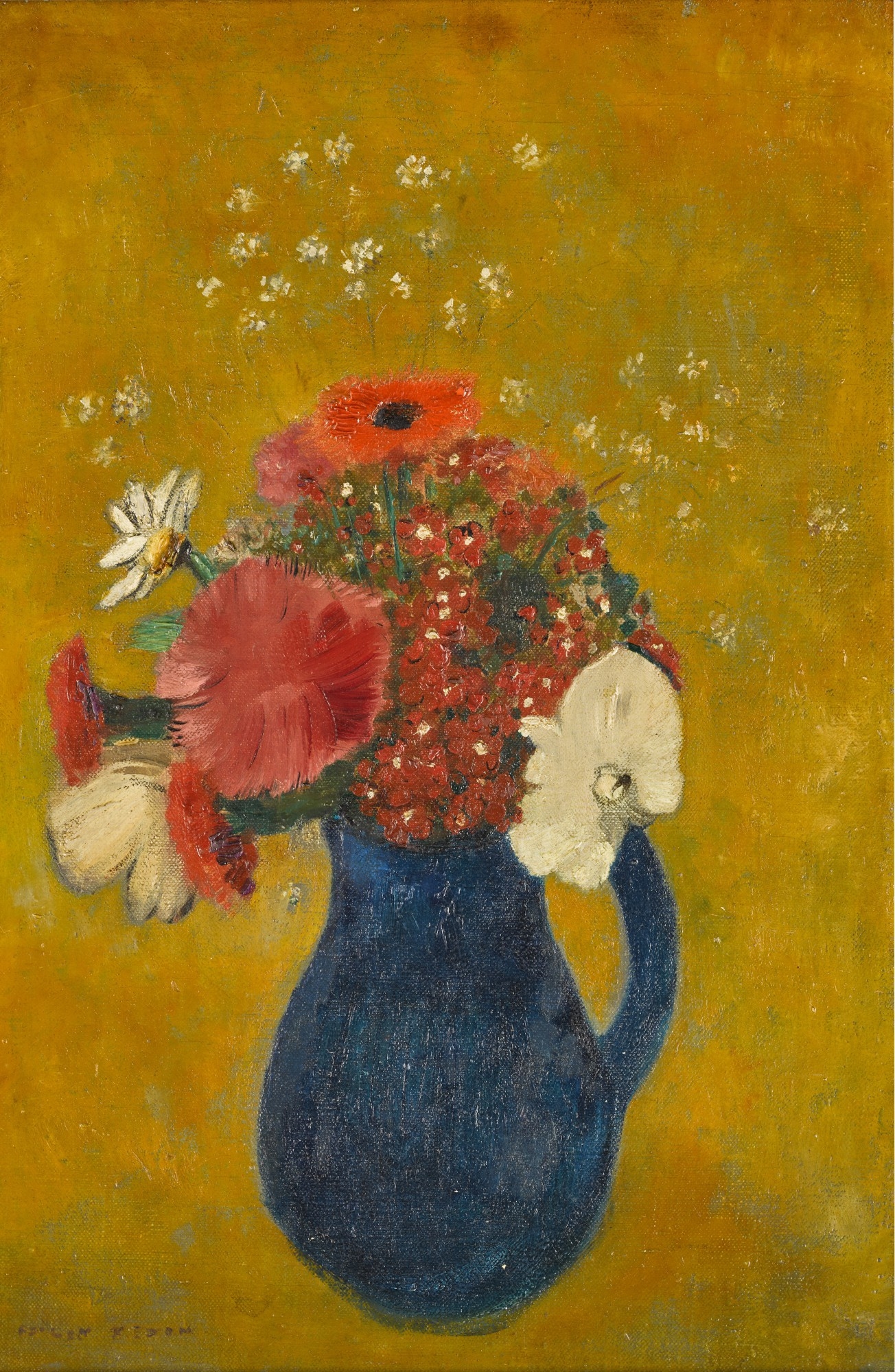 Odilon Redon | Bouquet de fleurs dans un vase | MutualArt