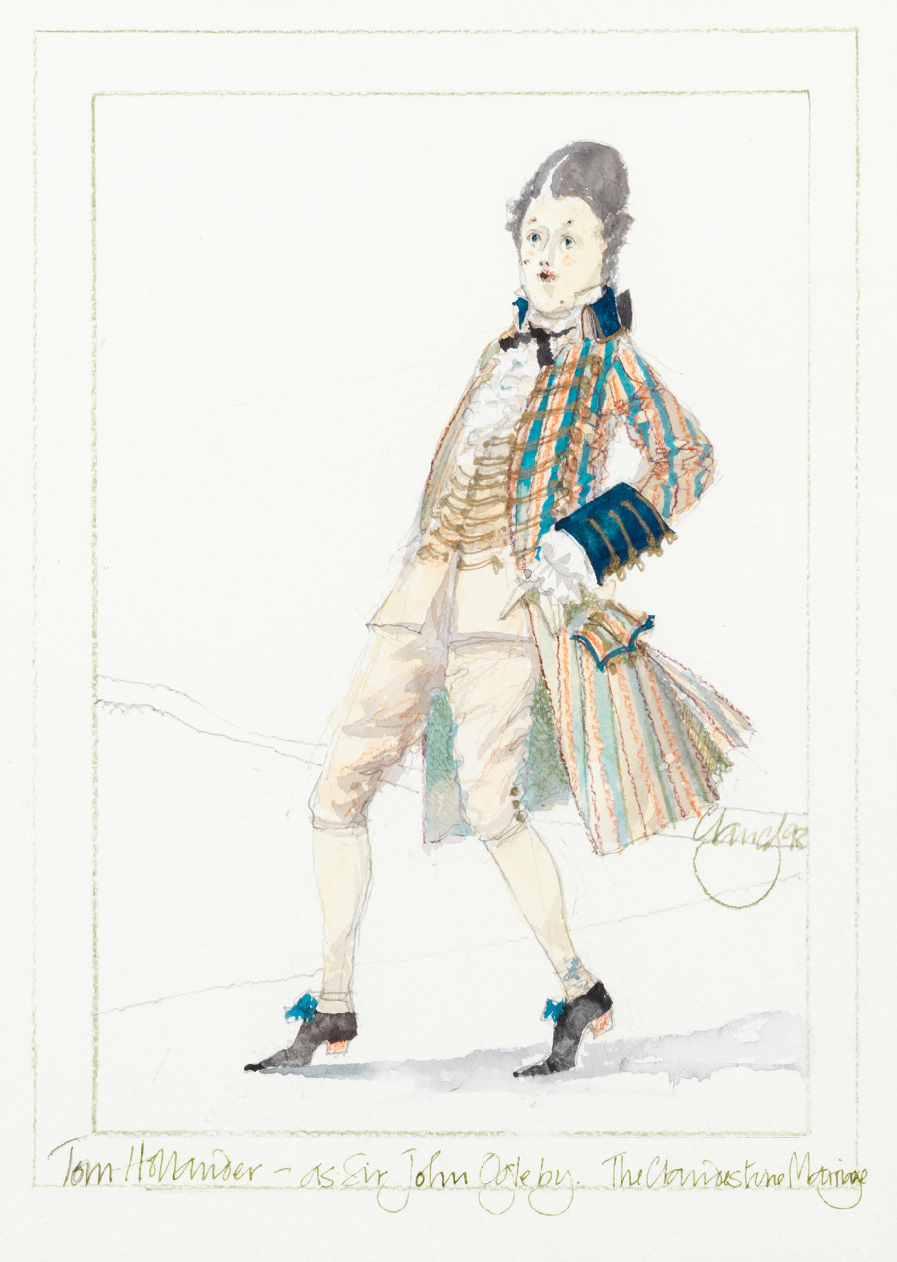 Étienne Drian | Portrait of Mrs Vernon Castle dancing (1998) | MutualArt