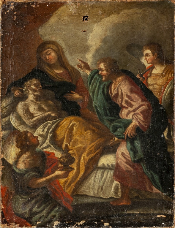 Neapolitan School, 17th Century | Il transito di San Giuseppe | MutualArt