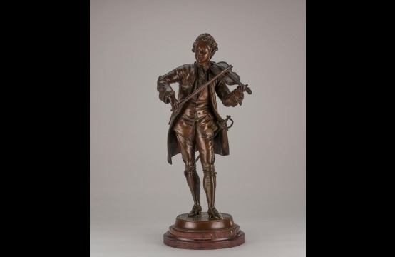 Émile Bruchon | Mozart enfant jouant du violon | MutualArt