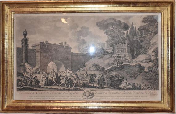 Augustin Pajou | Le sac de Rome par Brennus et la prise de Veies ...