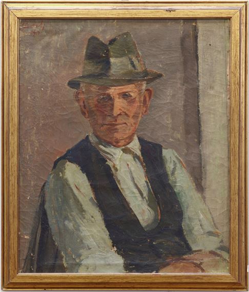 Francesco Fedeli | Vecchio contadino (1940) | MutualArt