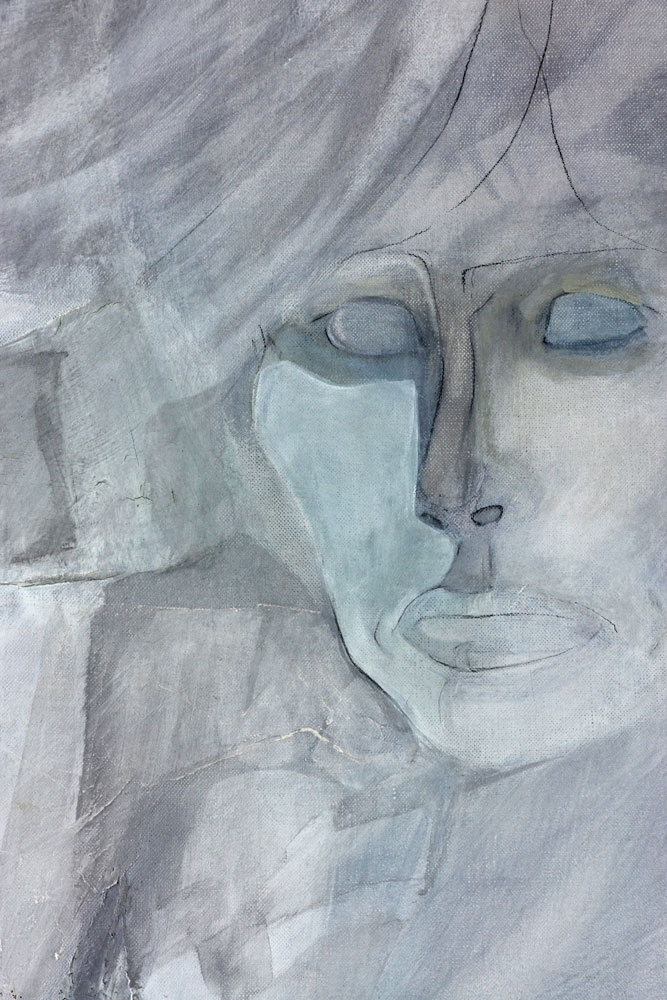 Walter Felix Sorge | abstract portrait of a woman | MutualArt