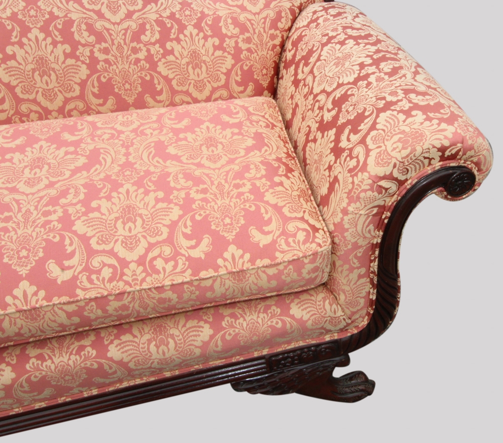 Duncan Phyfe | Duncan Phyfe-Style Upholstered Sofa | MutualArt