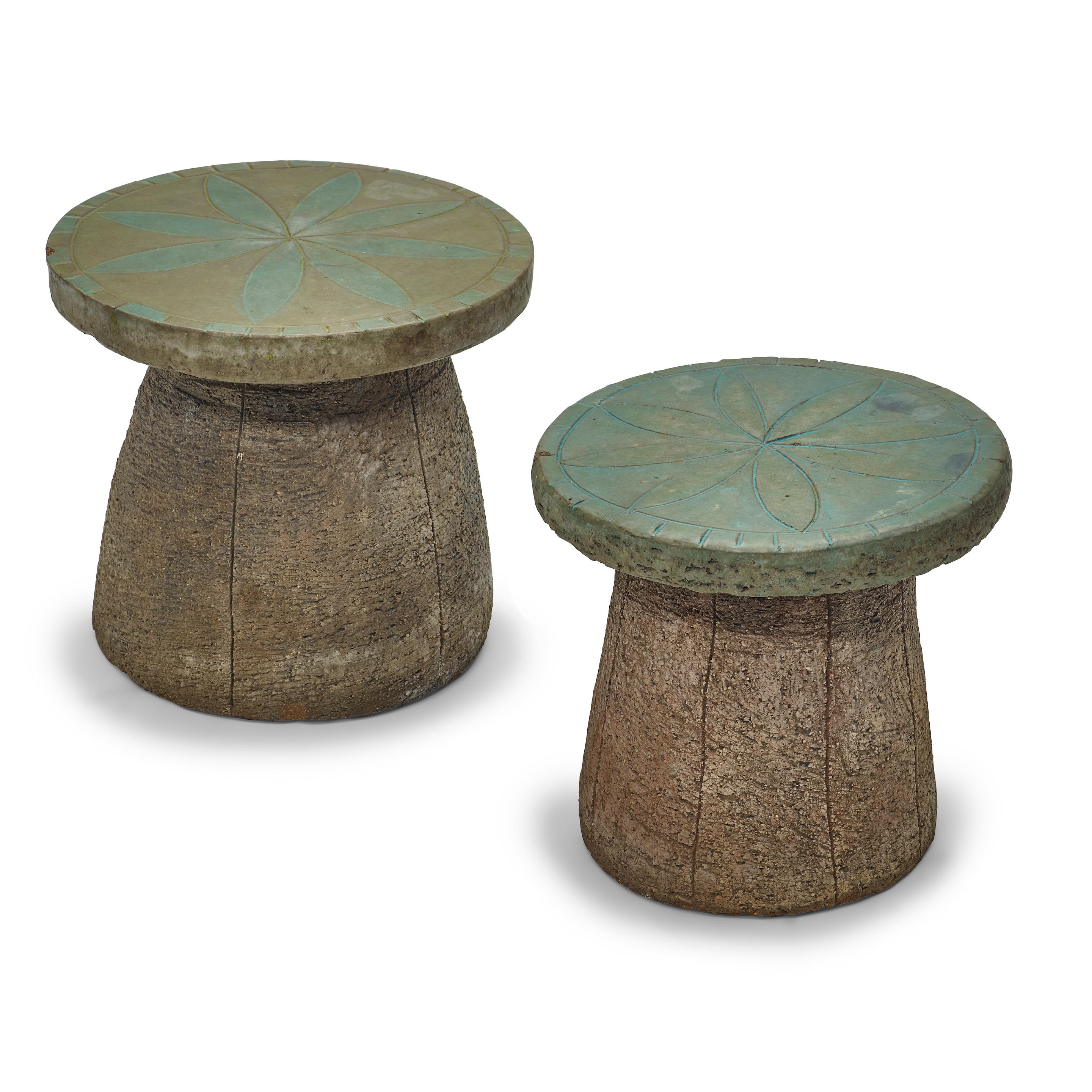 Stan Bitters | Two Garden Stools | MutualArt