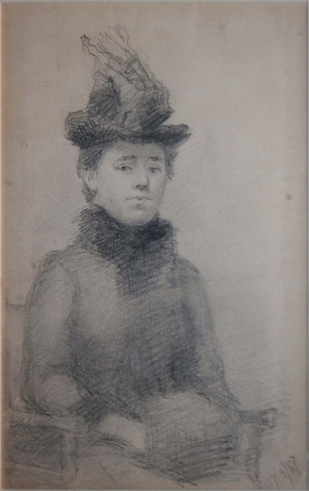Sarah Henrietta Purser | Sarah Purser HRHA 1848-1943 STUDY OF A LADY ...