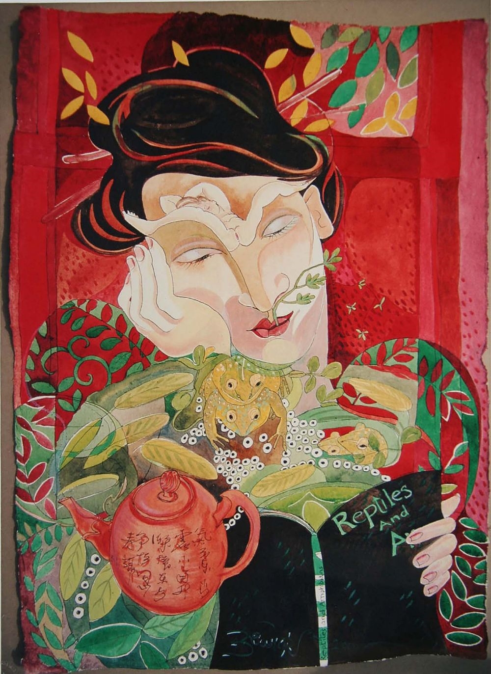 Pauline Bewick | Pauline Bewick RHA b.1935 READING Colour reproduction ...