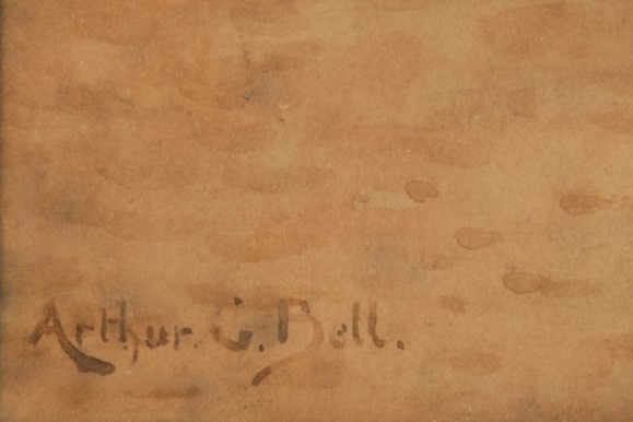 Arthur George Bell | Village Street Scene | MutualArt