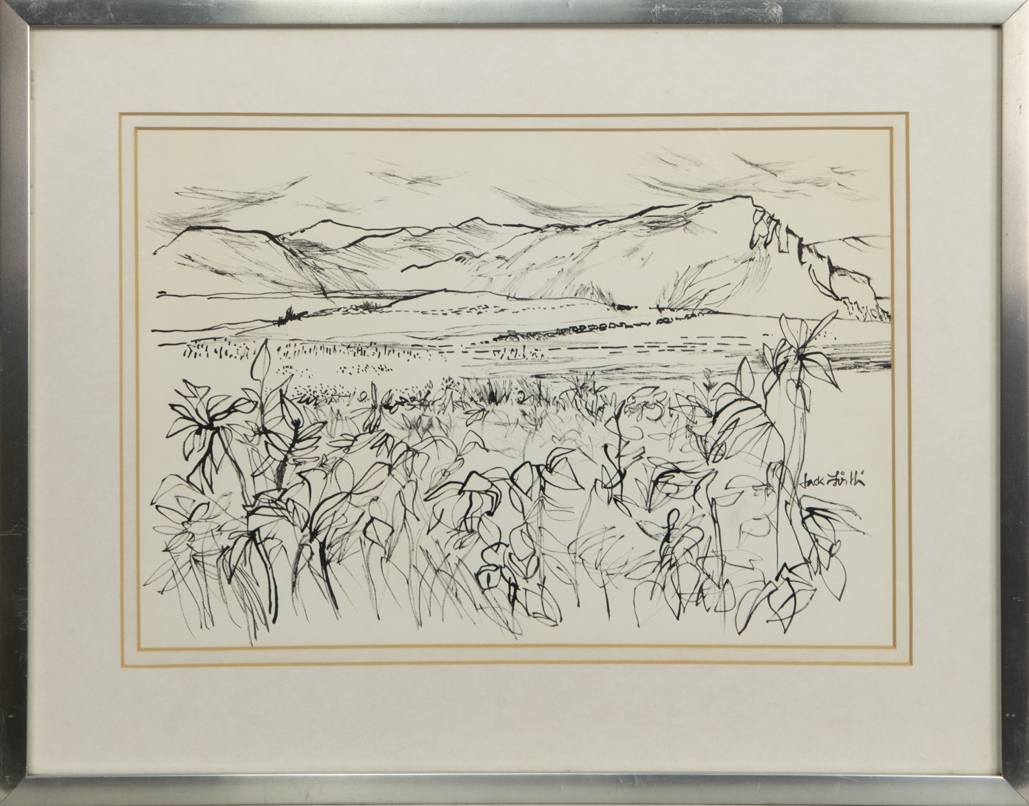 Jack Firth | POTATO FIELD AT LOCH EWE (1974) | MutualArt