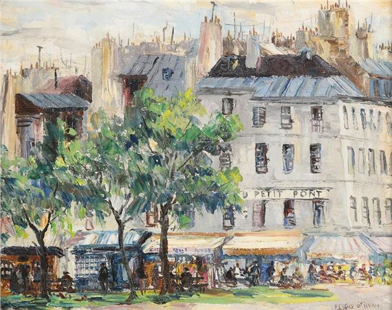 Fergus O'Ryan | Place du Petit Pont, Paris | MutualArt