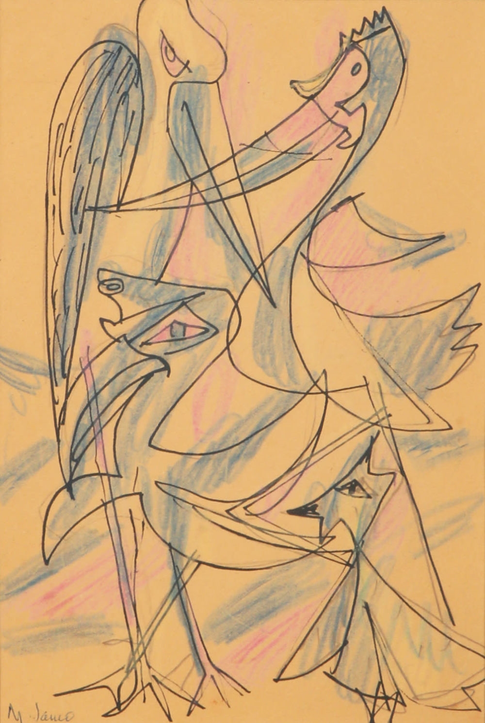 Marcel Janco | Birds | MutualArt