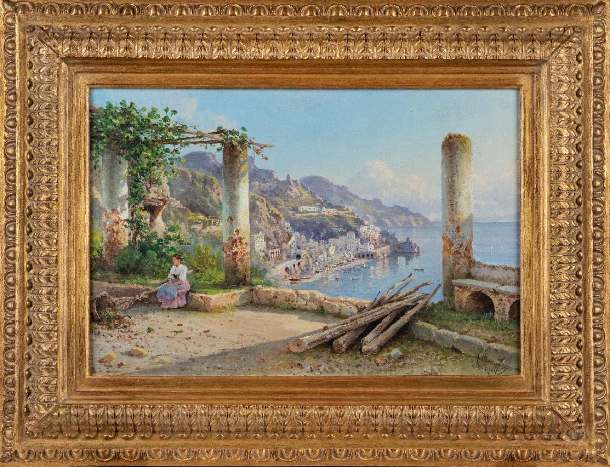 Guglielmo Giusti | View of the Amalfi Coast | MutualArt