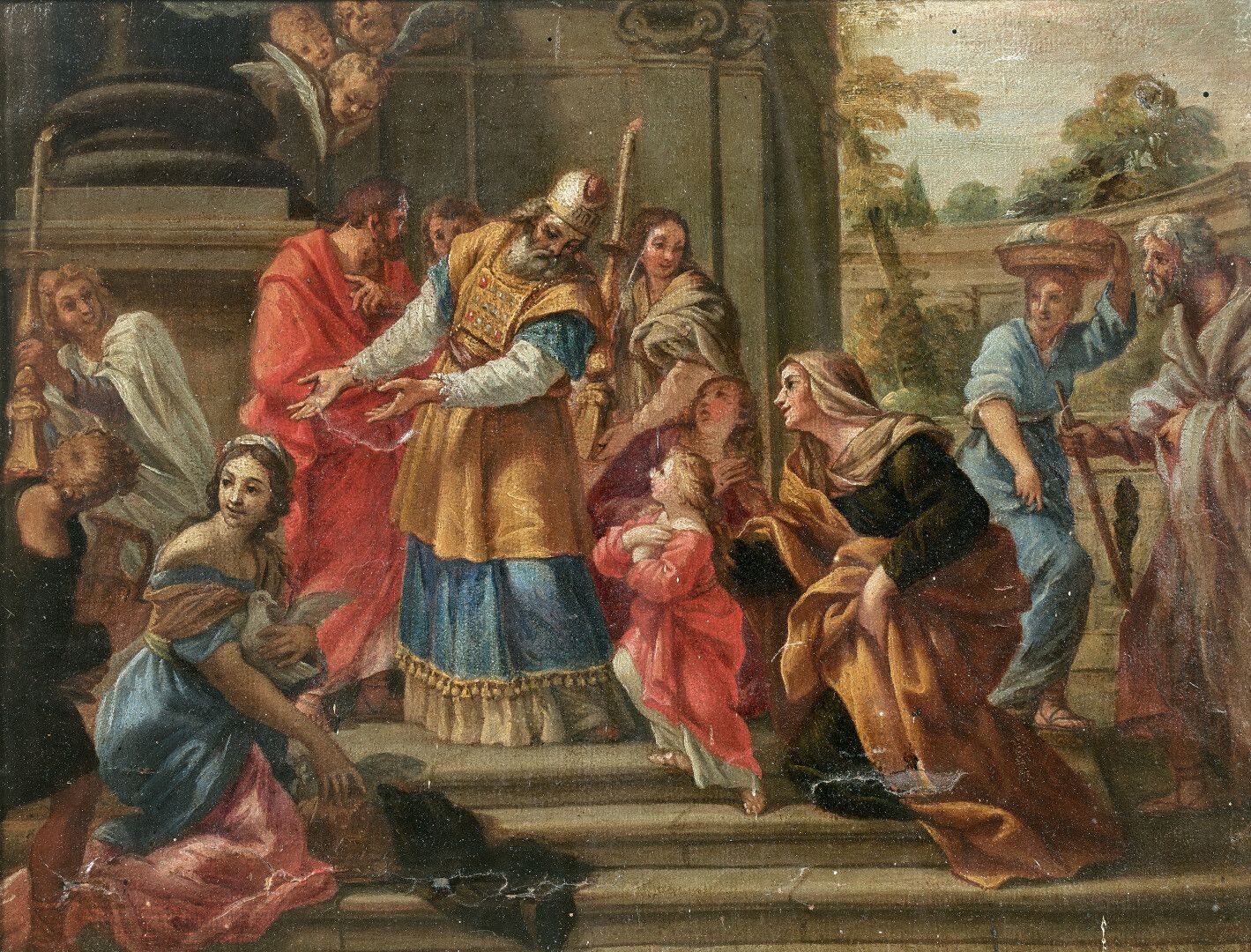 Sebastiano Conca | The presentation in the temple of the Virgin | MutualArt