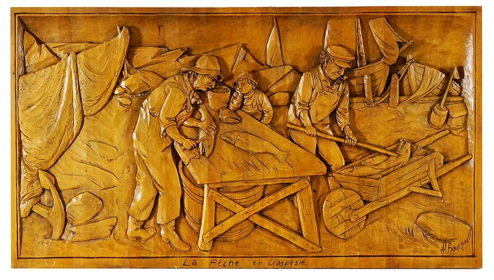 Jean-Julien Bourgault | La pêche en Gaspésie | MutualArt