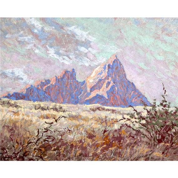 Johannes Blatt | VIEW OF THE MOUNTAIN (1959) | MutualArt