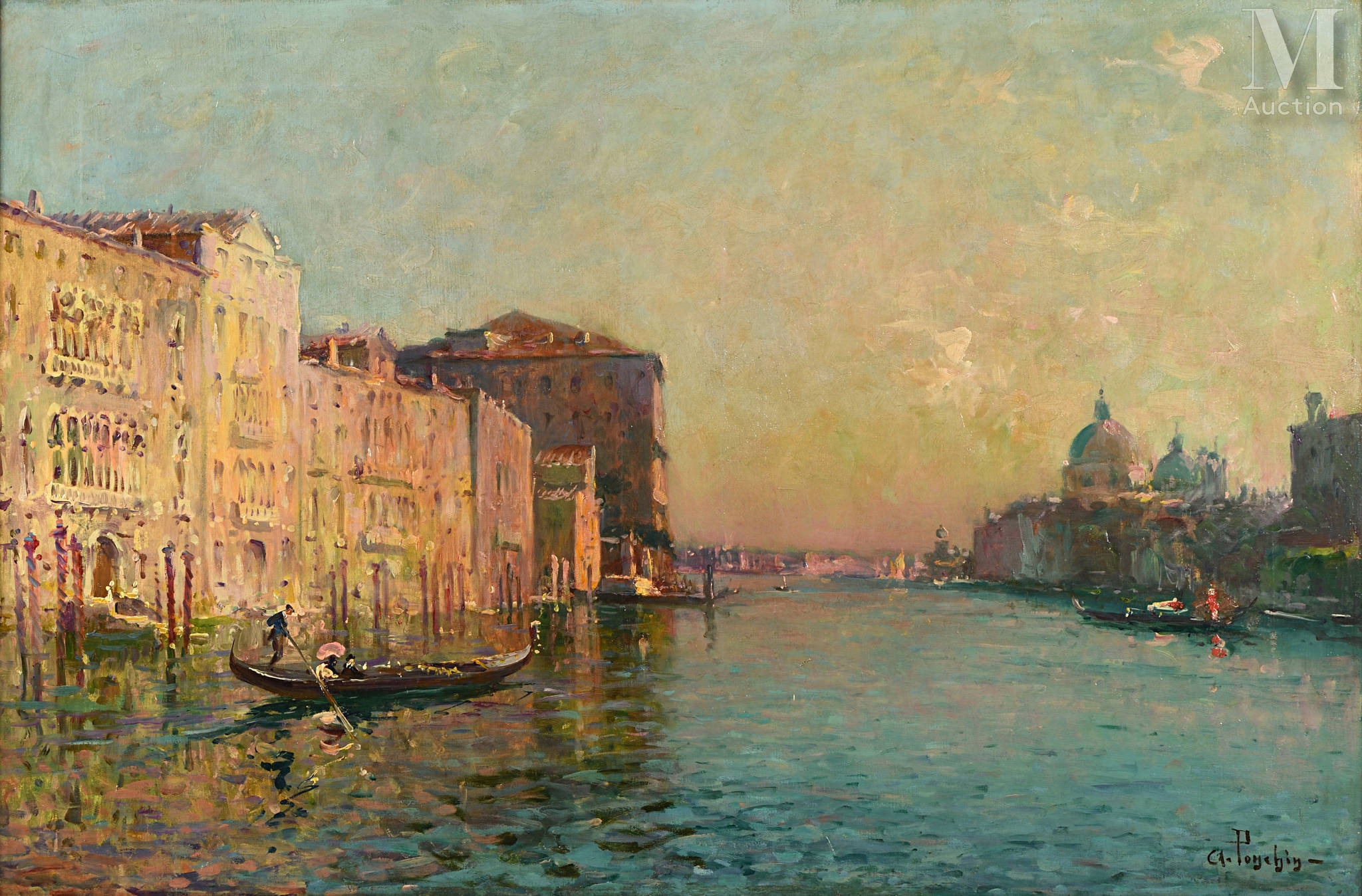 Antoine Ponchin | Le Grand Canal à Venise | MutualArt